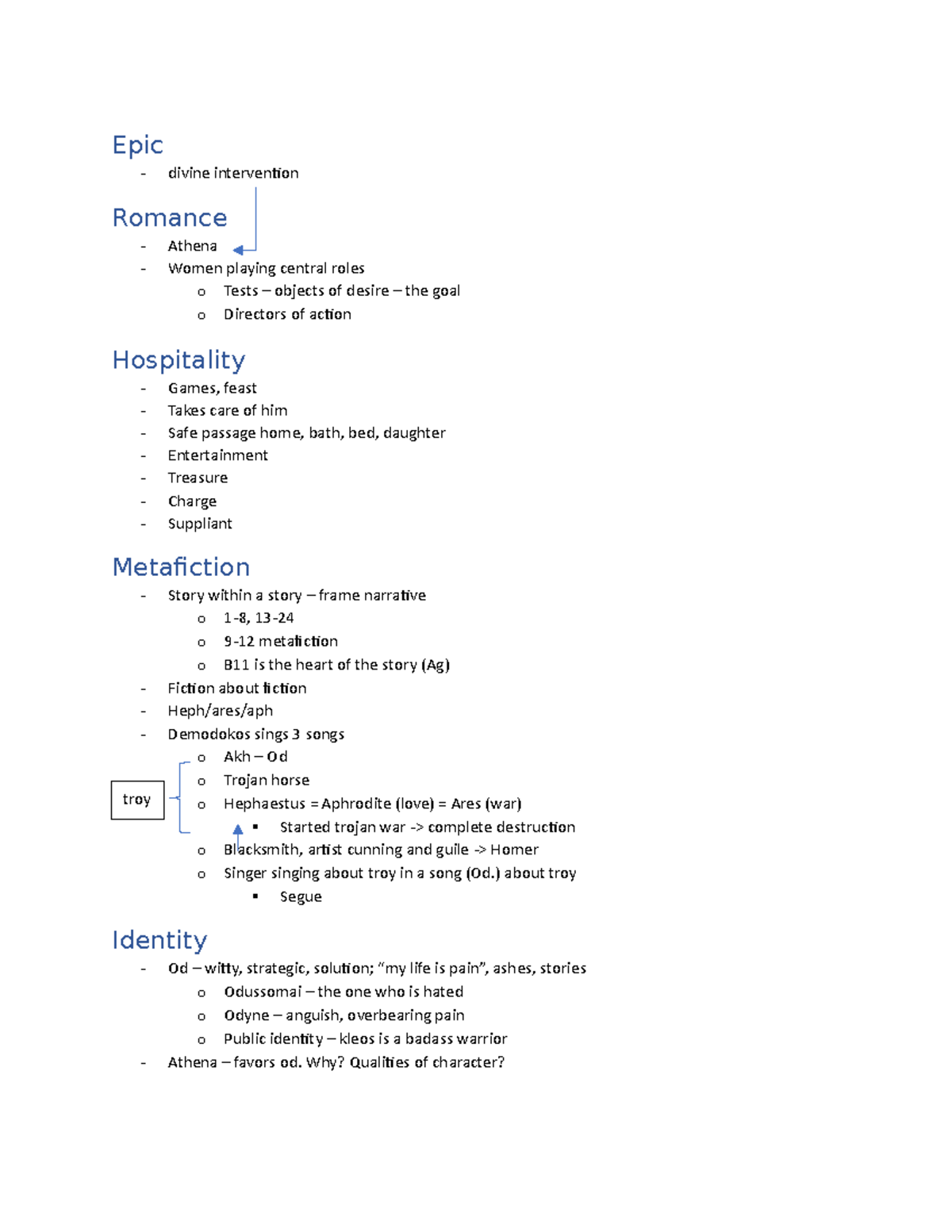 The Odyssey 3 - Dr. Bell - Epic divine intervention Romance Athena ...