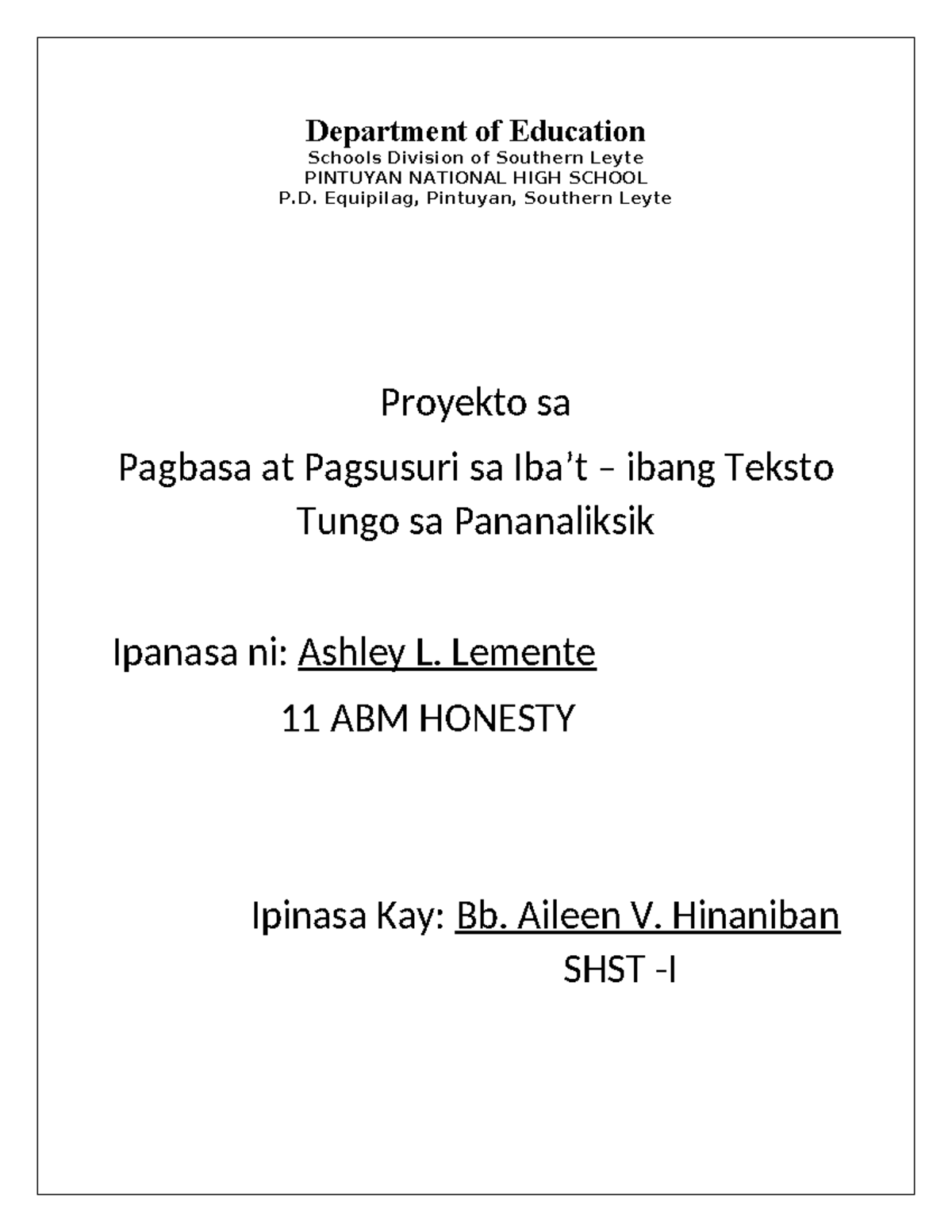 Format-proj-for-Pagbasa-at-Pagsusuri[ashley] - Copy - Department of ...