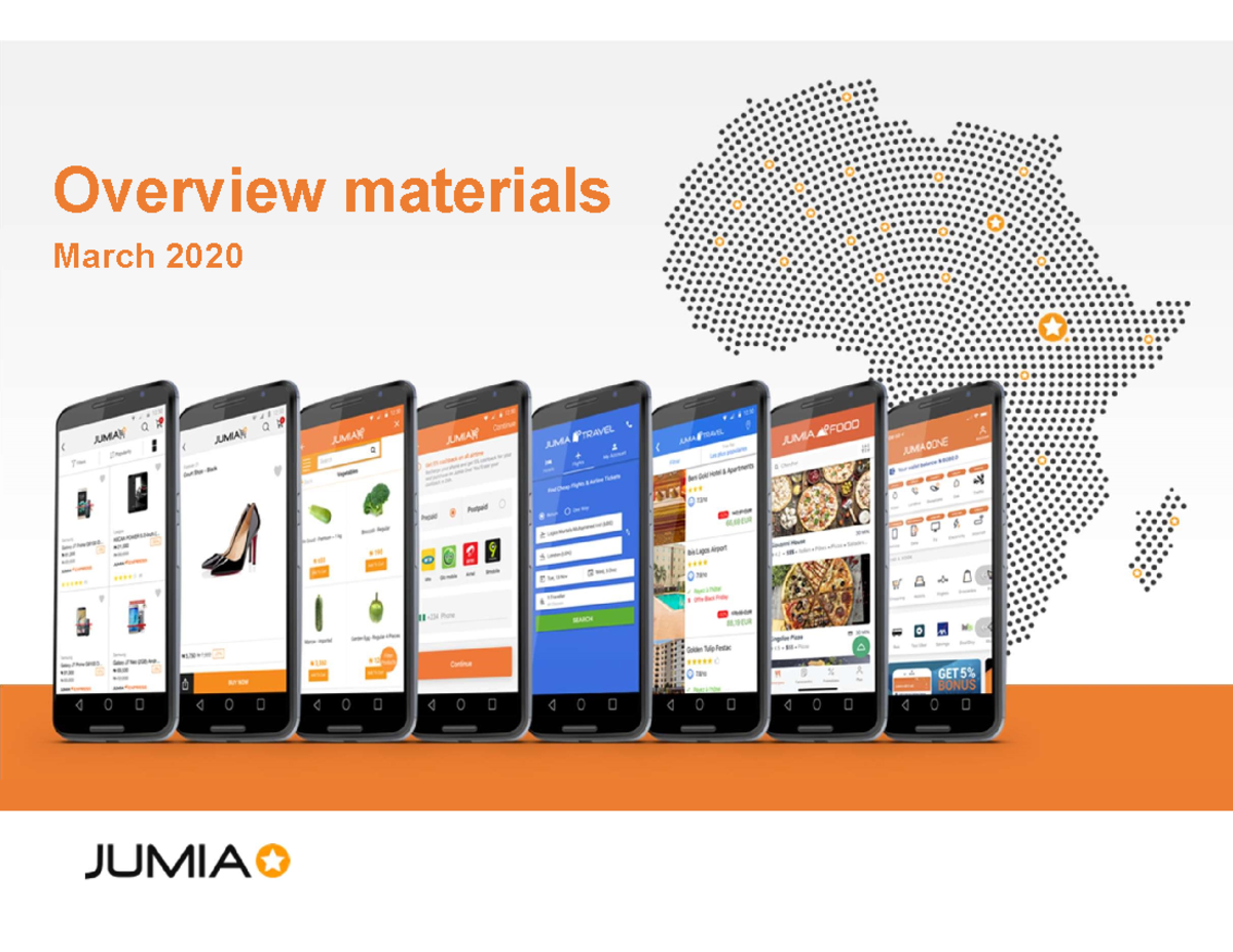 Jumia.COM -Presentation - ####### March 2020 Overview materials 2 ...