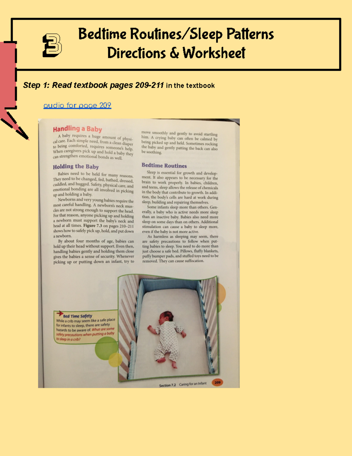 Aubrey Powell - Station 3 Bedtime and sleep - 3448796 - Directions ...