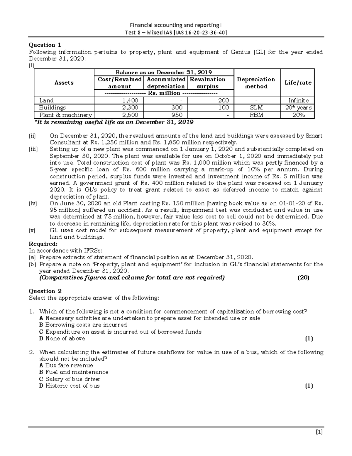 Test 8 - SNA Tests Aut 22 - Certificate in accounts and finance - ICAP ...