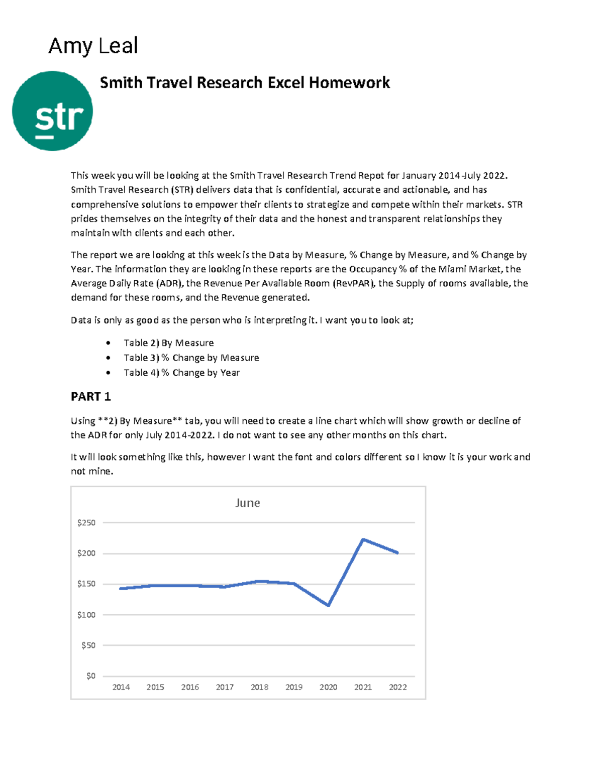 2. Smith Travel Research Excel Homework - Smith Travel Research Excel ...