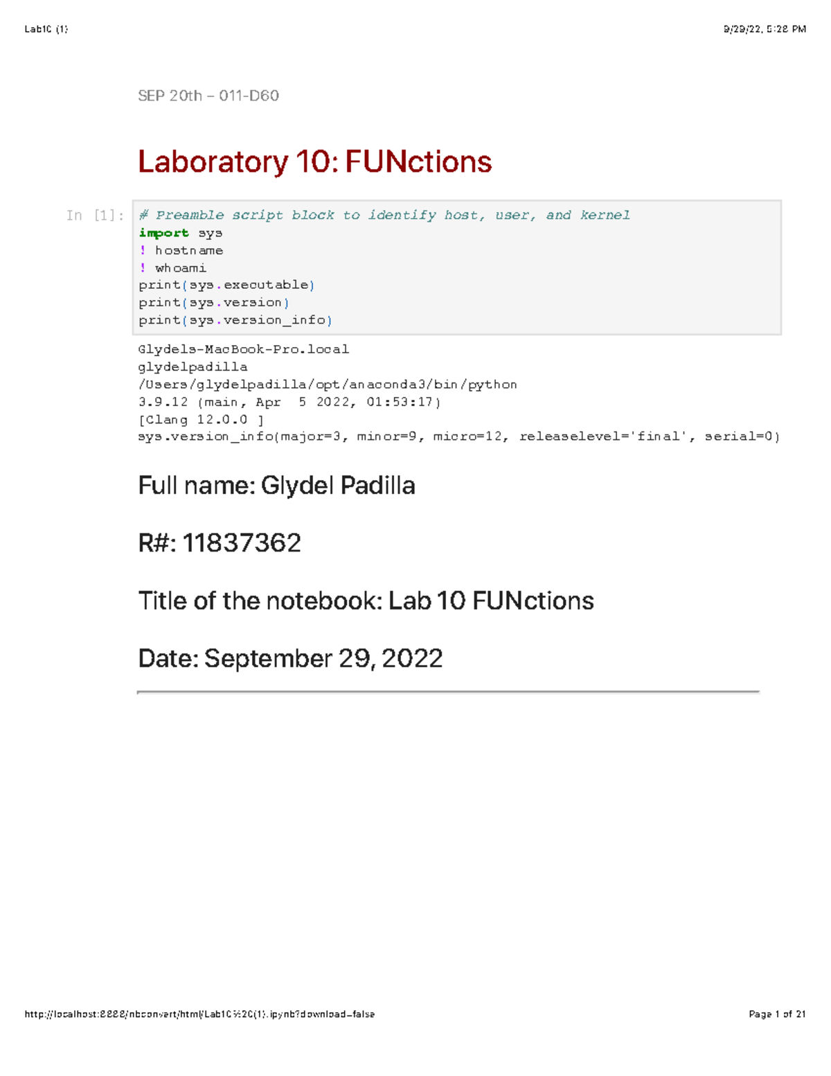 Lab10 - Lab 10 - SEP 20th – 011-D Laboratory 10: FUNctions Glydels-MacBook-Pro glydelpadilla ...