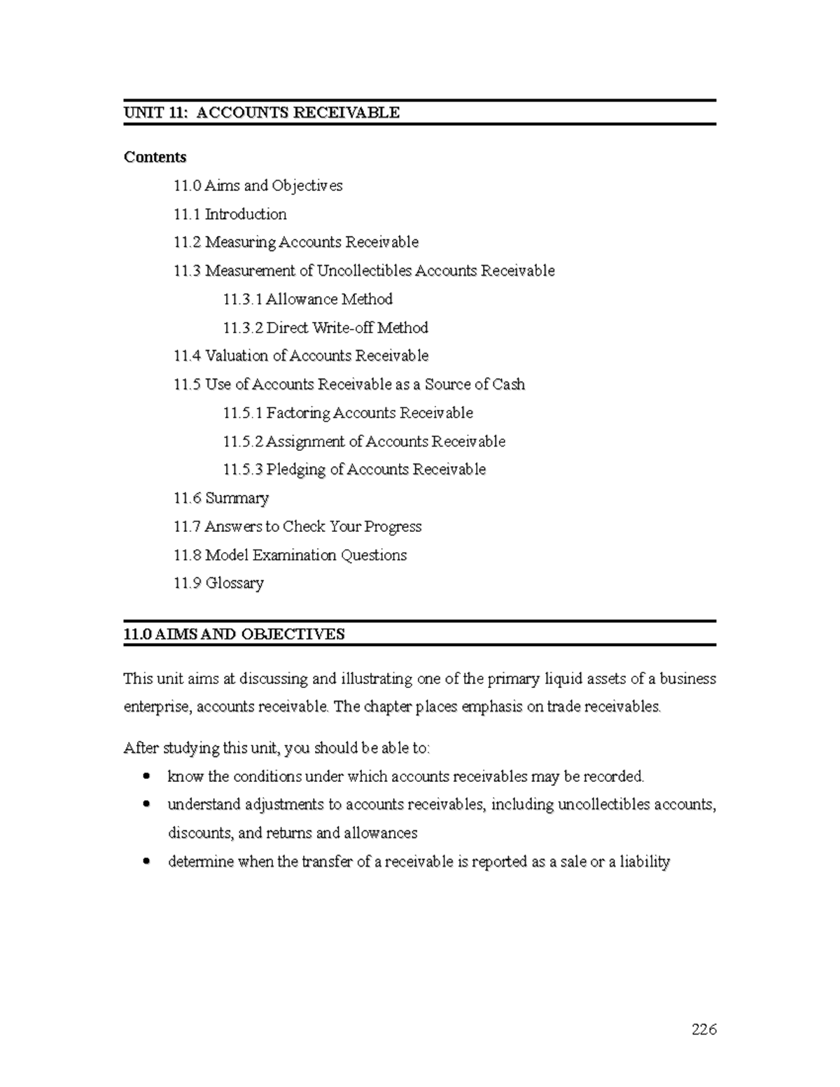 Unit 11 - Lecture notes of DMU - UNIT 11: ACCOUNTS ...