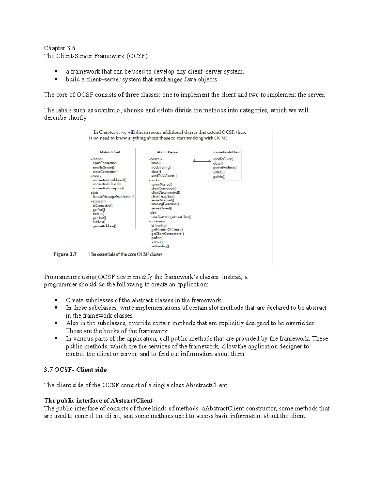 SEG- OCSF - OCSF detailed notes - Chapter 3. The Client-Server ...