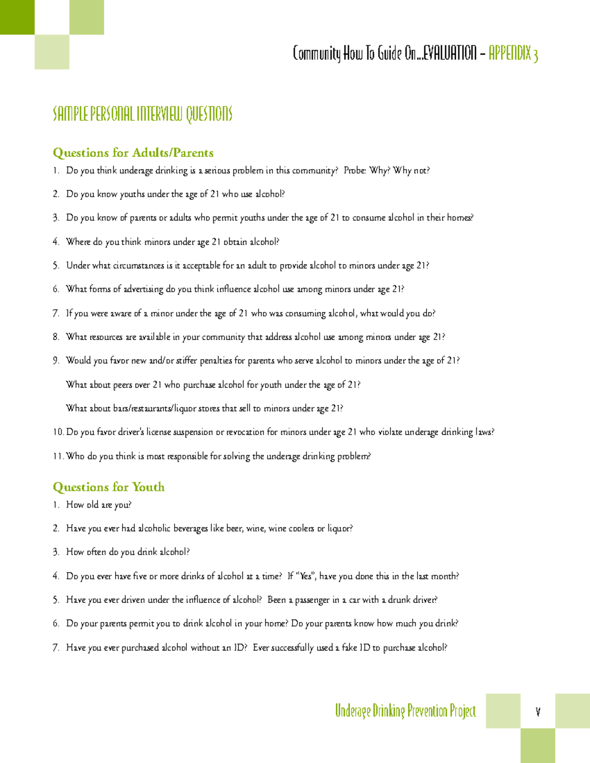 Eval App3 - ZGJHBKJ - SAMPLE PERSONAL INTERVIEW QUESTIONS Questions for ...