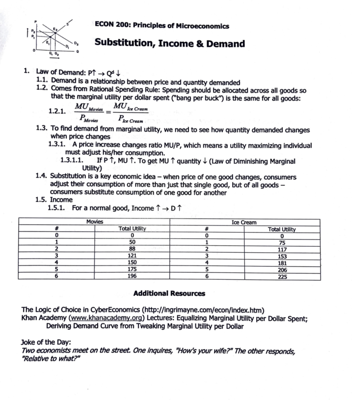 Econ 200 lec outlines part 2 - p / ECON 200: Principles of ...