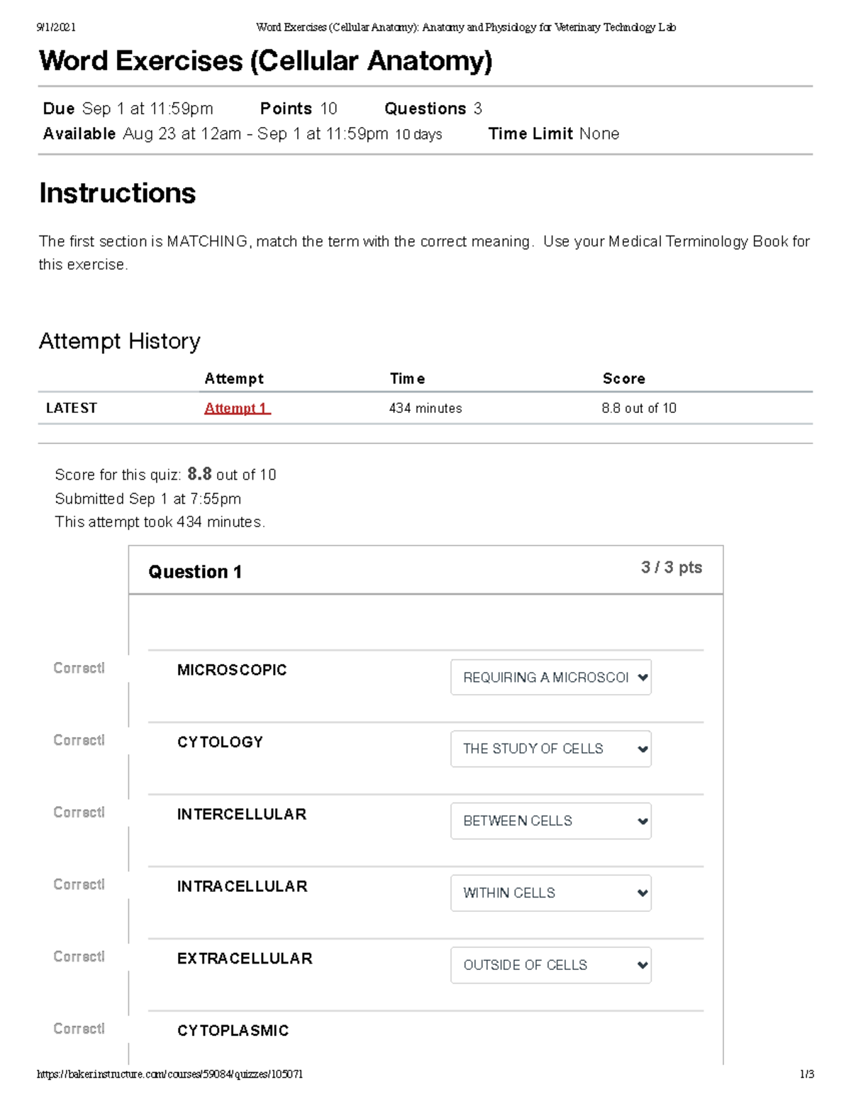 Practice word exe - Example page - 9/1/2021 Word Exercises (Cellular ...