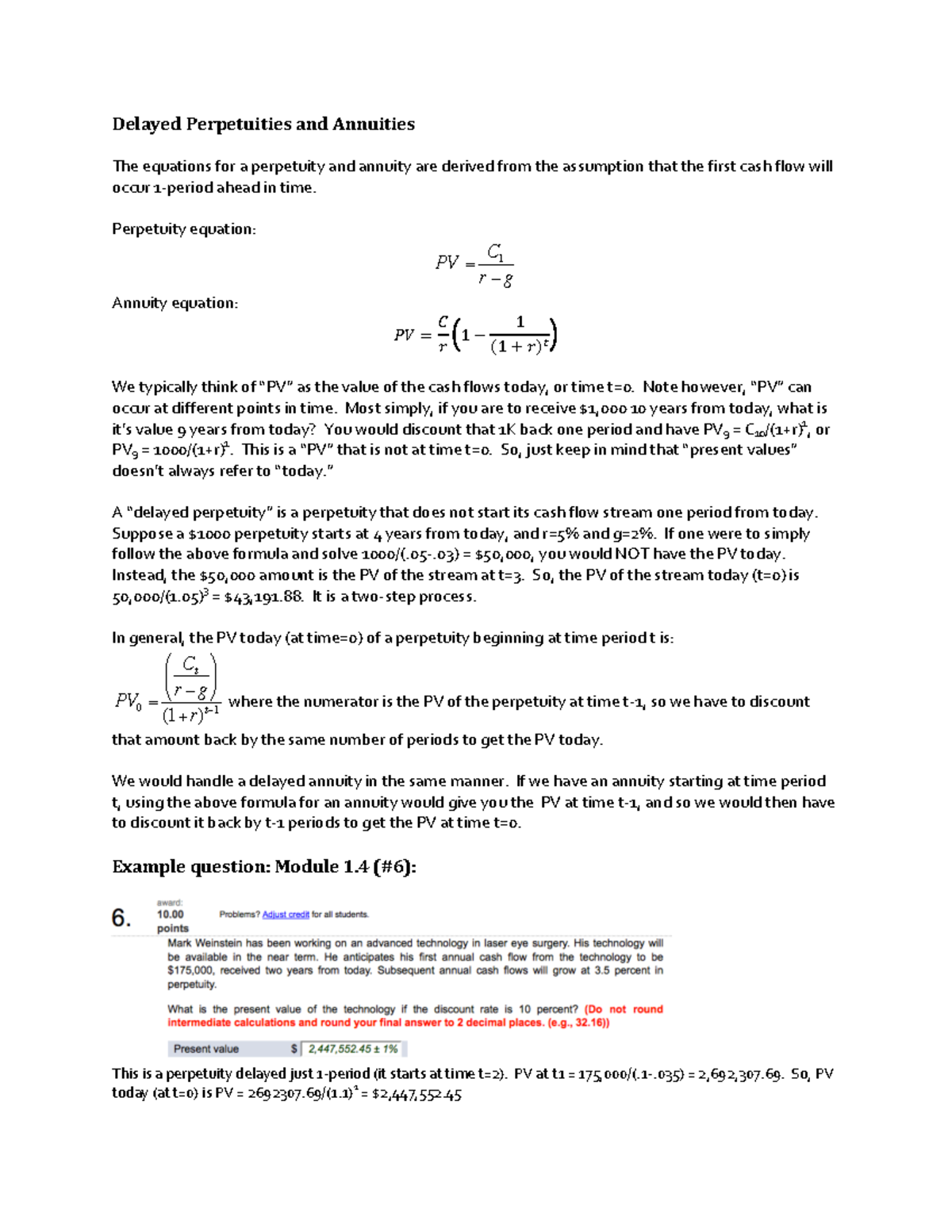 Delayed Perpetuities and Annuities 240m83t - Delayed鈀 Perpetuities鈀 and ...