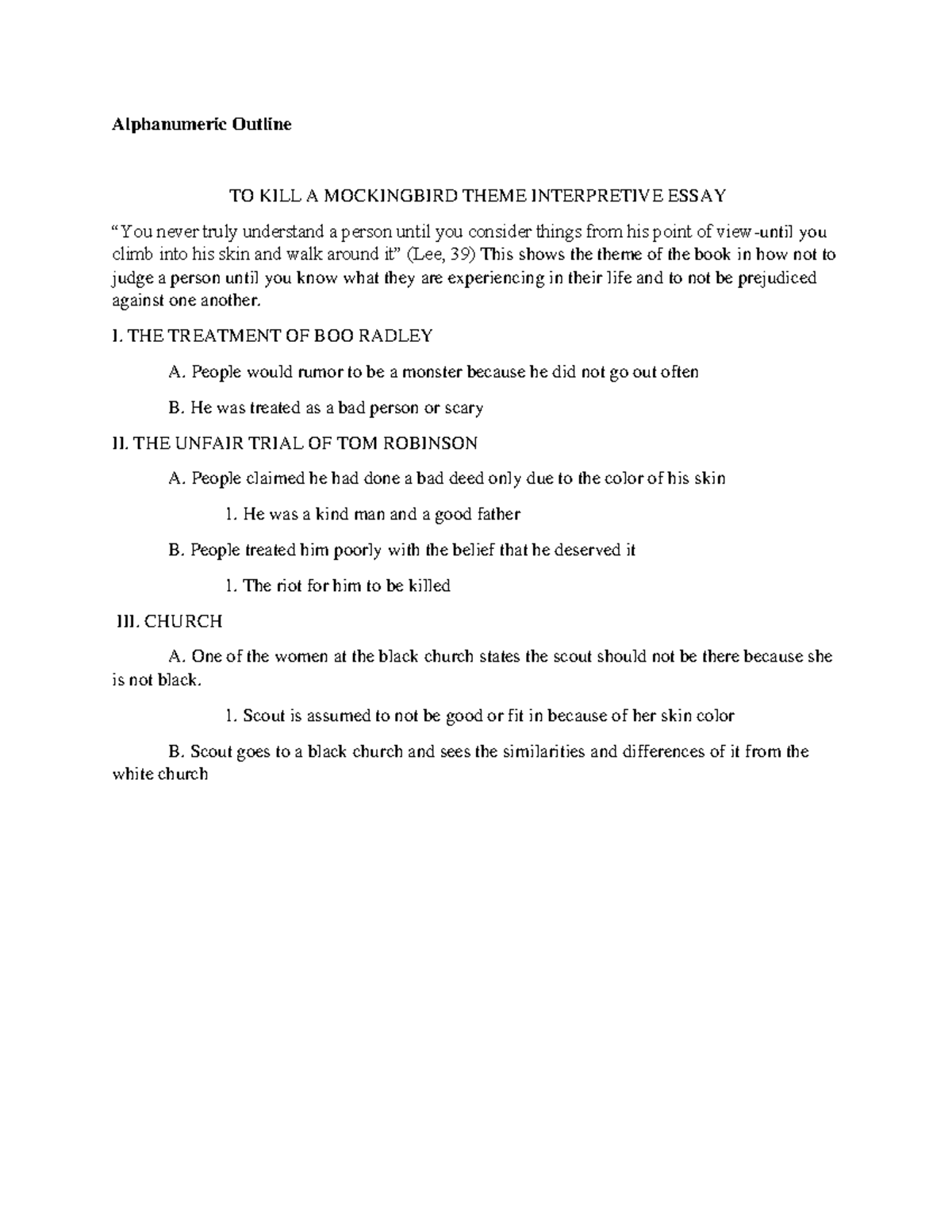 TKMB eeeeeeeeeee - Alphanumeric Outline TO KILL A MOCKINGBIRD THEME ...