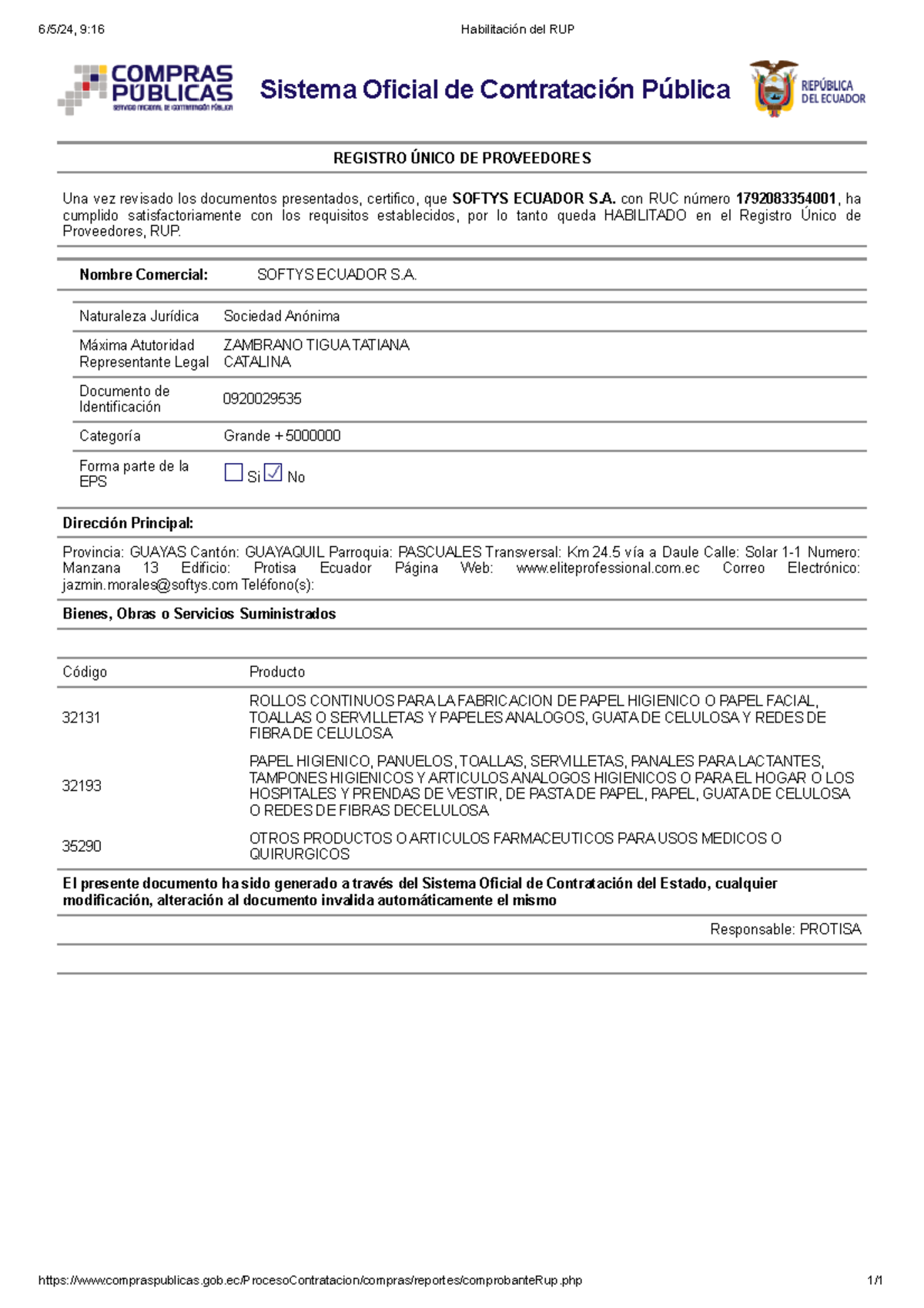 9. RUP MAYO - Como actualizar el RUP - Sistema Oficial de Contratación ...