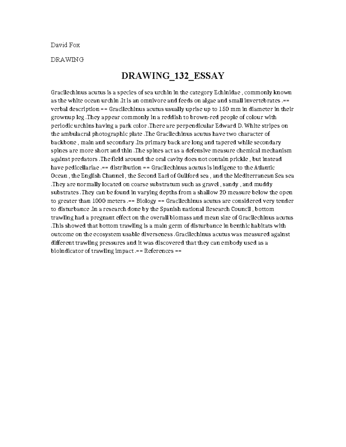 Drawing 132 Essay - askdjaskdha - David Fox DRAWING DRAWING_132_ESSAY ...