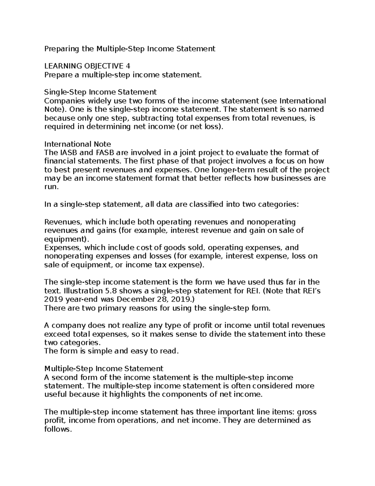 Preparing the Multiple - ACCT21000EXV - Studocu