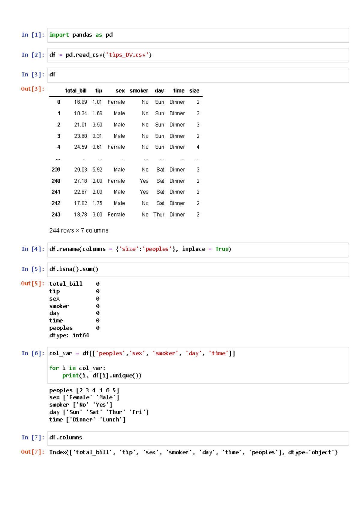 Dsbda - Assignment No. 7) - In [1]: In [2]: In [3]: In [4]: In [5]: In [6]: In [7]: Out[3 ...