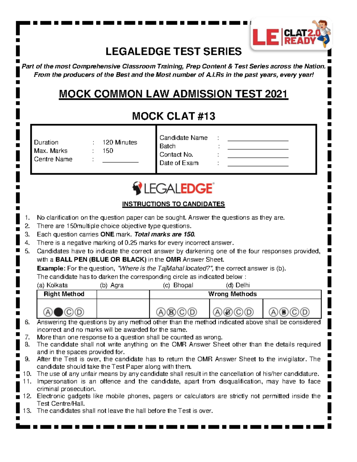 5 6122949507966567173 - LEGALEDGE TEST SERIES Part of the most ...