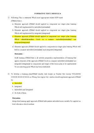 Module Formative TEST 4 KB 4 Learning Design Project Based Learning ...