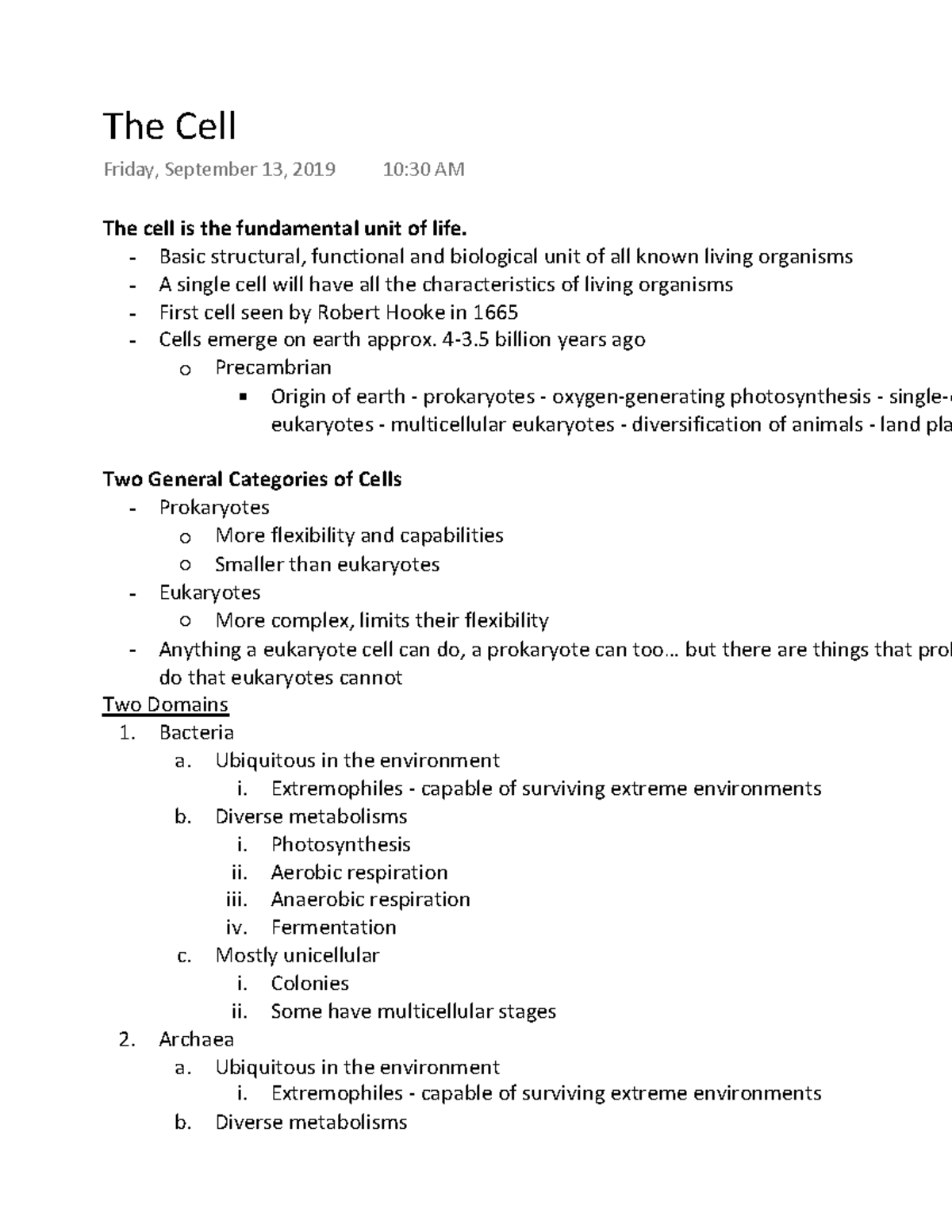 The Cell - Laura Luque, The Cell, Eukaryotic, Prokaryotic, Organelles ...