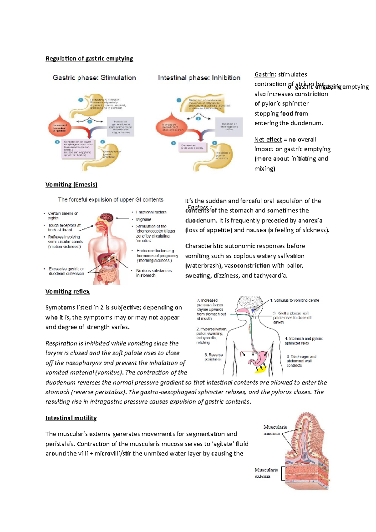 Regulation of gastric emptying - Regulation of gastric emptying Gastrin ...