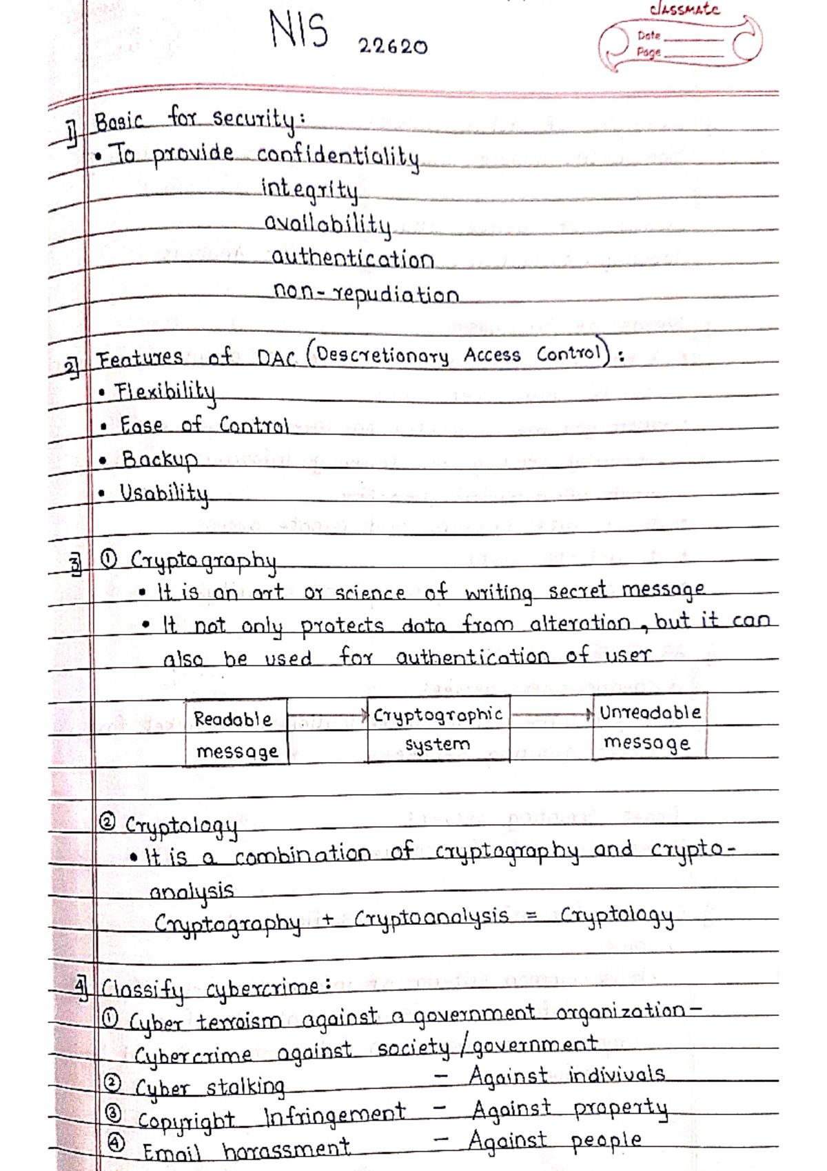 NIS imp - This is my imp notes for NIS - Computer Engineering - Studocu