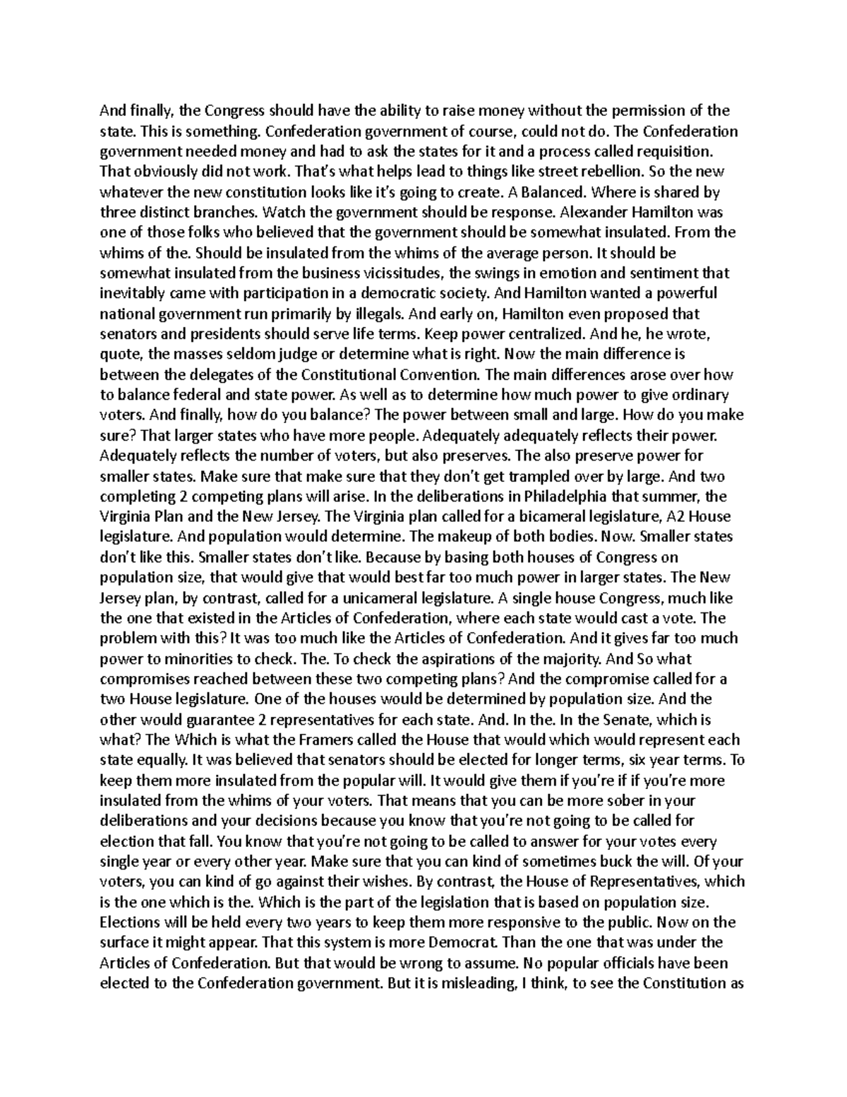 Lecture 11 Translation 10 - And finally, the Congress should have the ...