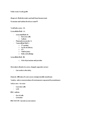 Pathophysiology ch1 notes - Chatterton pathophysiology the study of the ...
