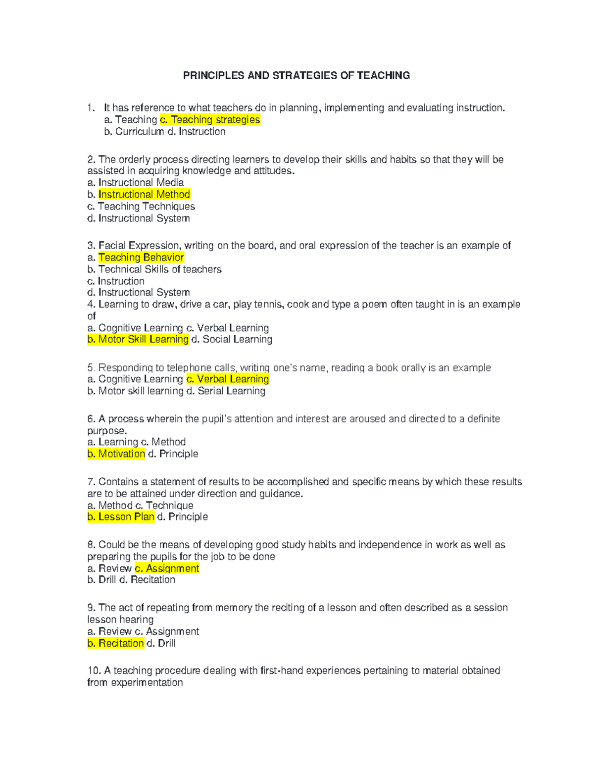 Principles-AND- Strategies-OF- Teaching - PRINCIPLES AND STRATEGIES OF ...