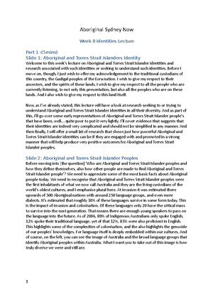 Assessment Task 2 Critical Analysis of a Place - 013992 – Aboriginal ...