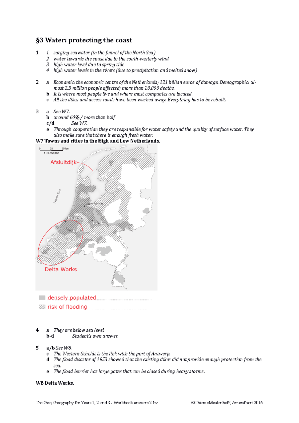 The-Geo 2hv H3p3-antwoorden (4) 2 - §3 Water: protecting the coast 1 1 ...