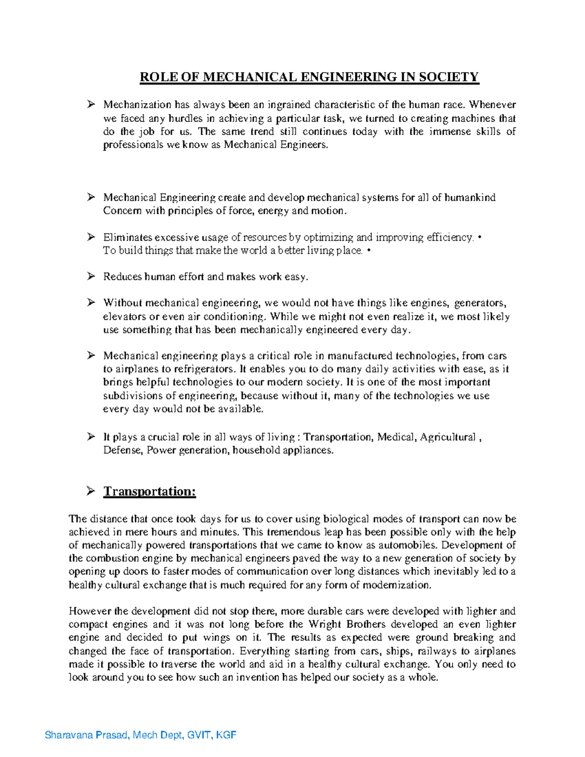 EME Module 1 ROLE OF MECHANICAL ENGINEERING IN SOCIETY Mechanization eme-module-1-role-of-mechanical-engineering-in-society-mechanization