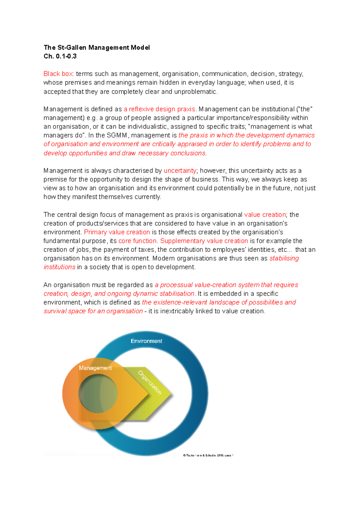 Lecture 1 - The St-Gallen Management Model Ch. 0-0. Black box: terms ...