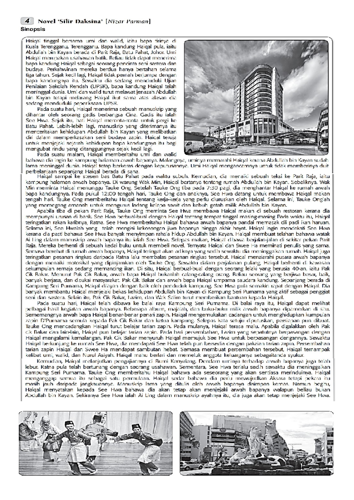 Tajuk Novel SPM Silir Daksina - Bahasa Melayu - Studocu