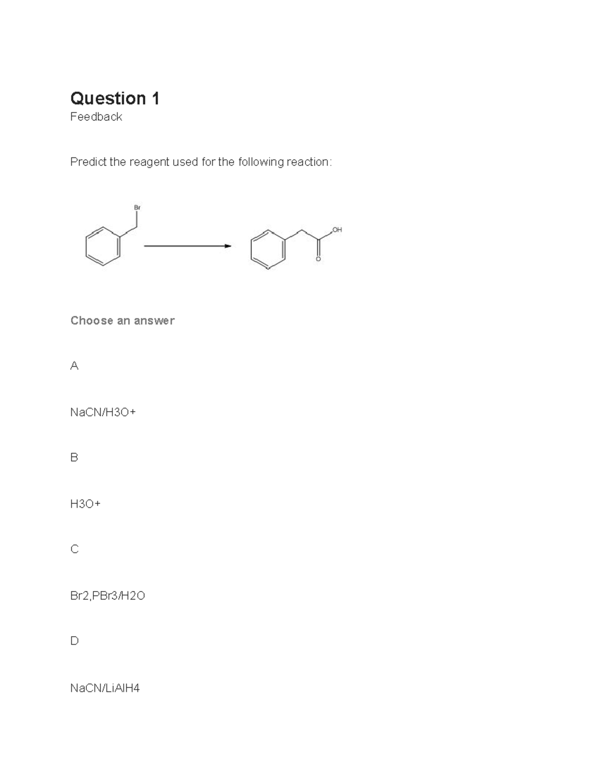 Organic chem 17 - Practice quiz test questions on important topic and ...