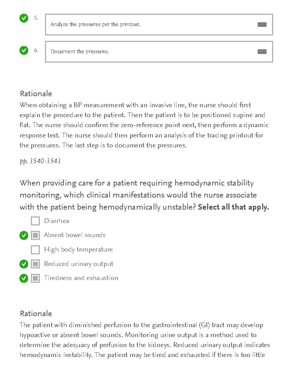 Hemodynamic Monitoring 29 - Rationale When obtaining a BP measurement ...