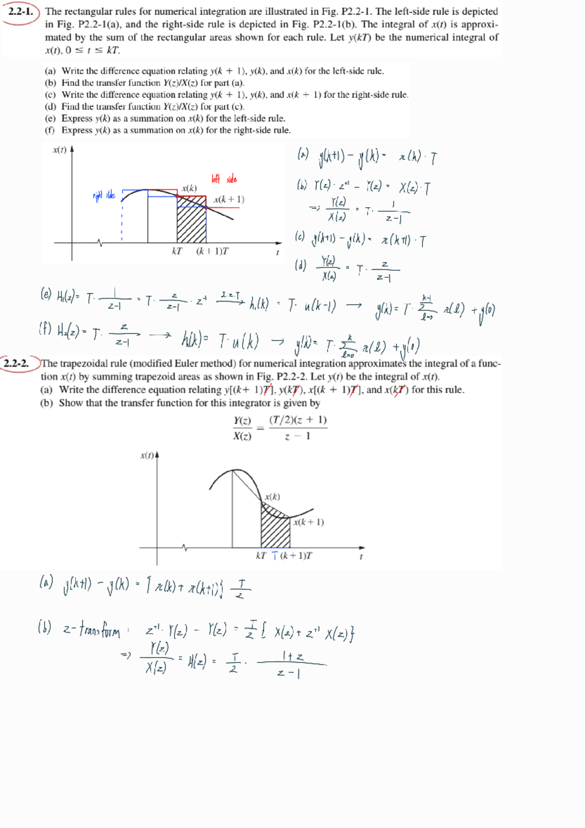 Homework 1 241004 2015 51 - The rectangular rules for numerical ...