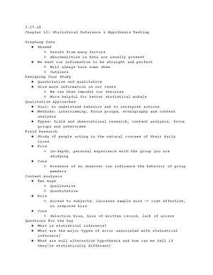 Ps 372 - Lecture notes 5-7 - Borgen organization Concepts and ...