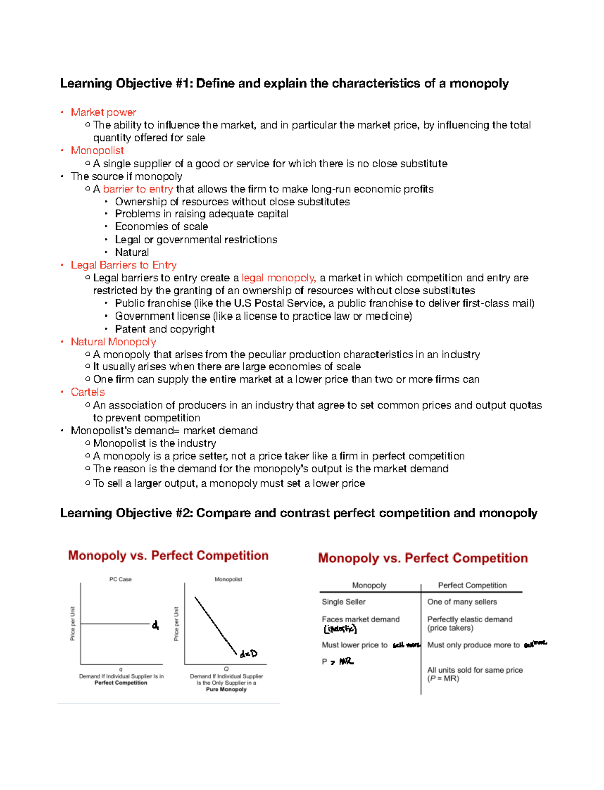 Module 11 Markets Monopoly - Learning Objective #1: Define and explain ...