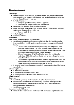 Criminal Damage - Revision Notes - Criminal Damage- CRIMINAL DAMAGE ...