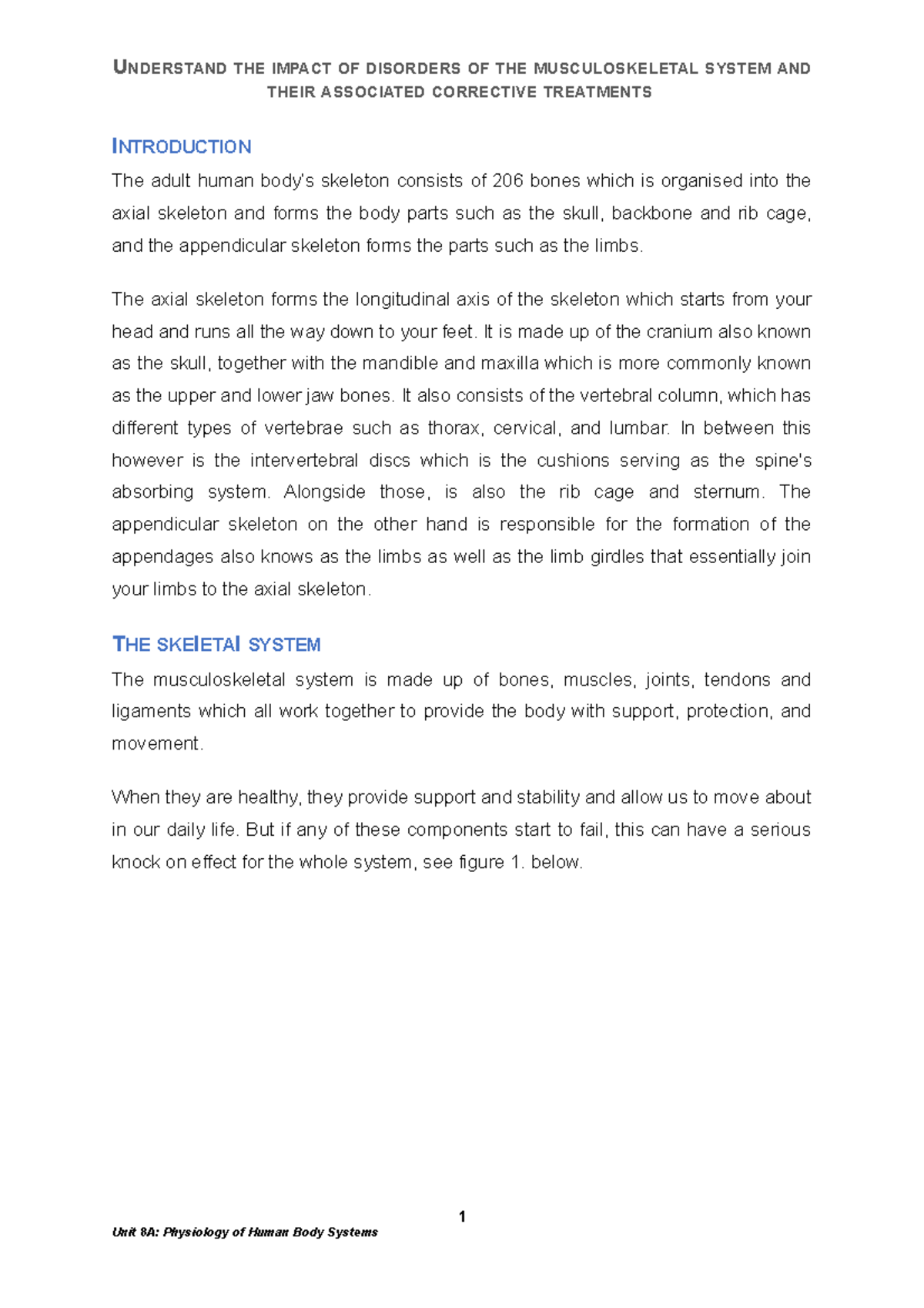 Applied Science UNIT 8A 2021 - THEIR ASSOCIATED CORRECTIVE TREATMENTS ...