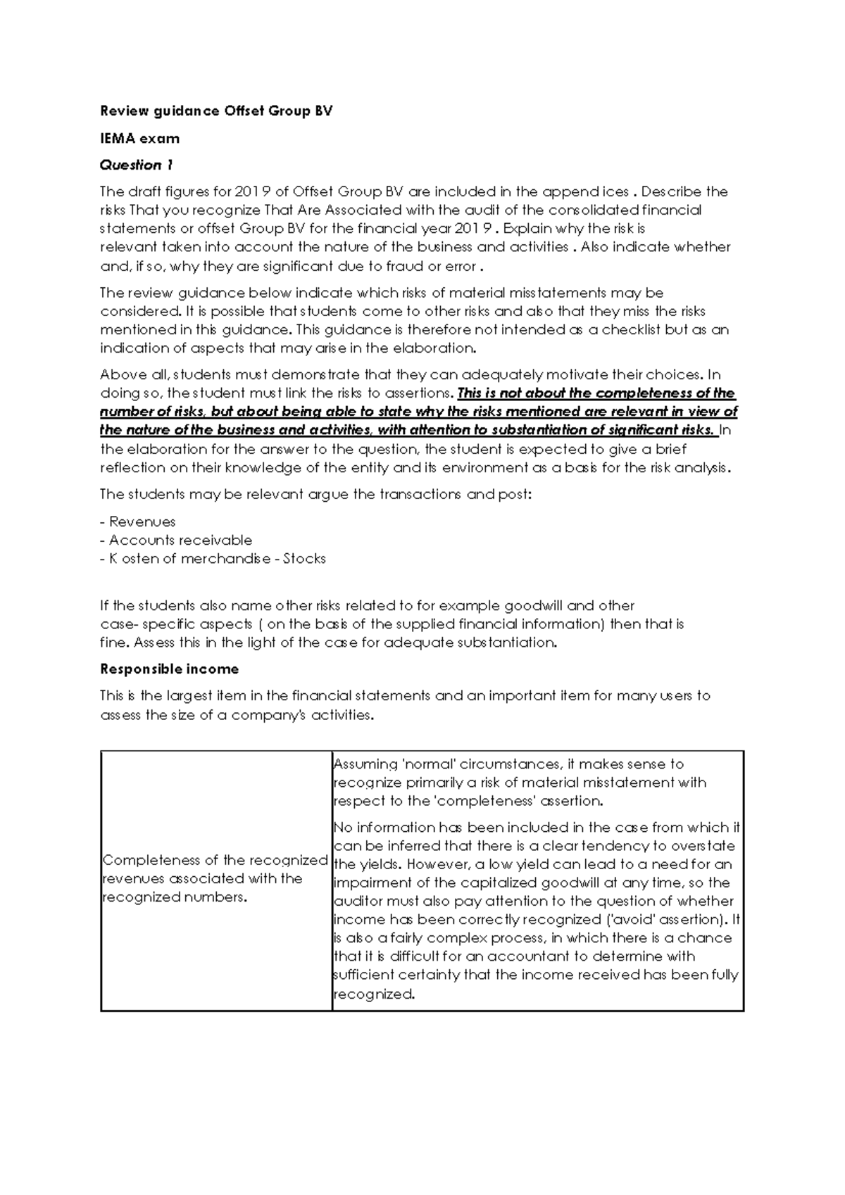 3 Review Guidance Offset Group BV Q1 English docx Review Guidance 3-review-guidance-offset-group-bv-q1-english-docx-review-guidance