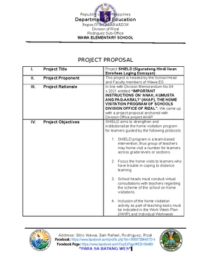 TLE-TVL HE-G9-G12 Q1-Module-1 Food-and-Beverage-Services Week-1 - Studocu