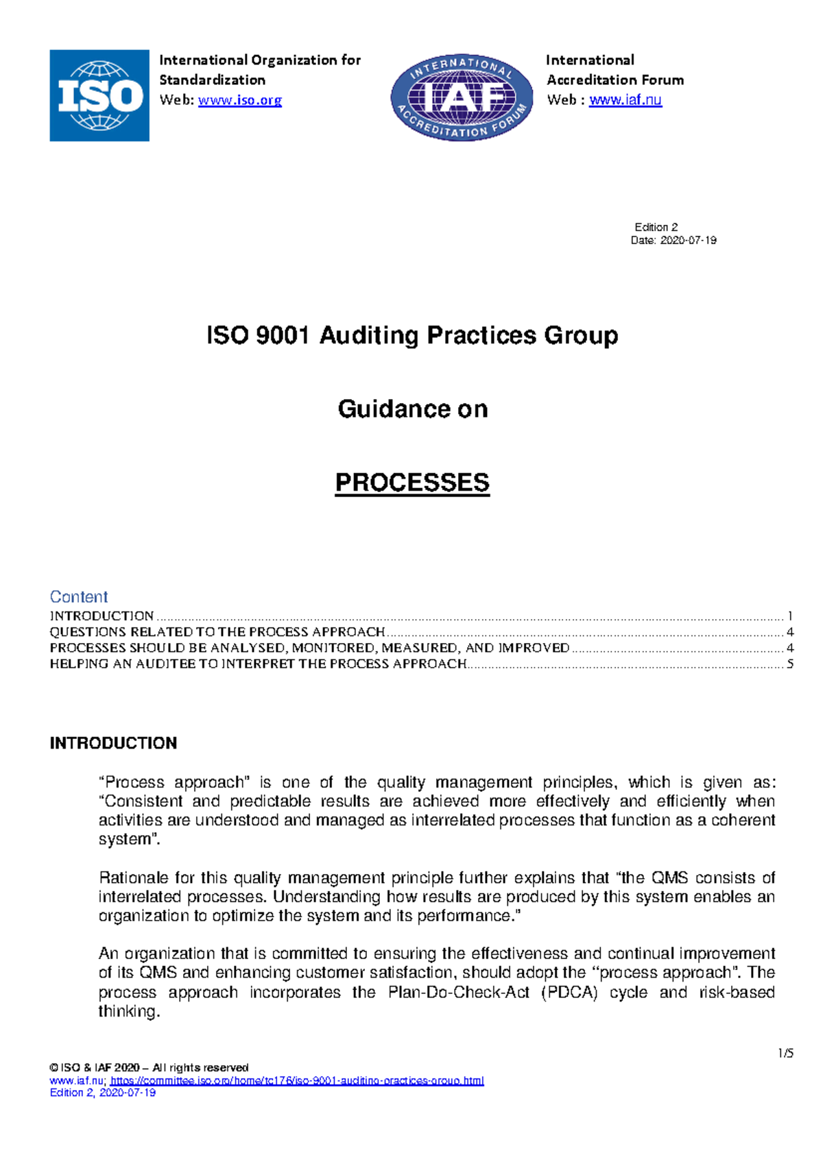 APG-Processes 2015 - bbbbbbb - 1/ © ISO & IAF 2020 – All rights ...