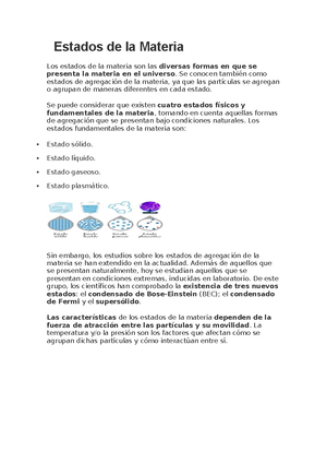 Propiedades de la materia - Es importante reconocer lo que es la ...