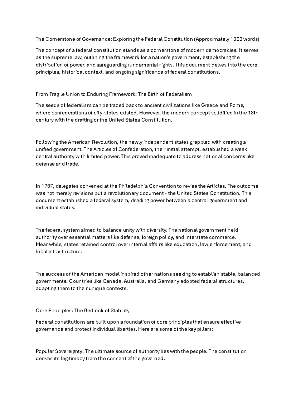 The Cornerstone of Governance- FC - The Cornerstone of Governance ...
