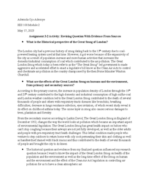 BIO 210 Milestone Two Module 4-4 - Ademola Ojo-Adesoye BIO 210: Module ...