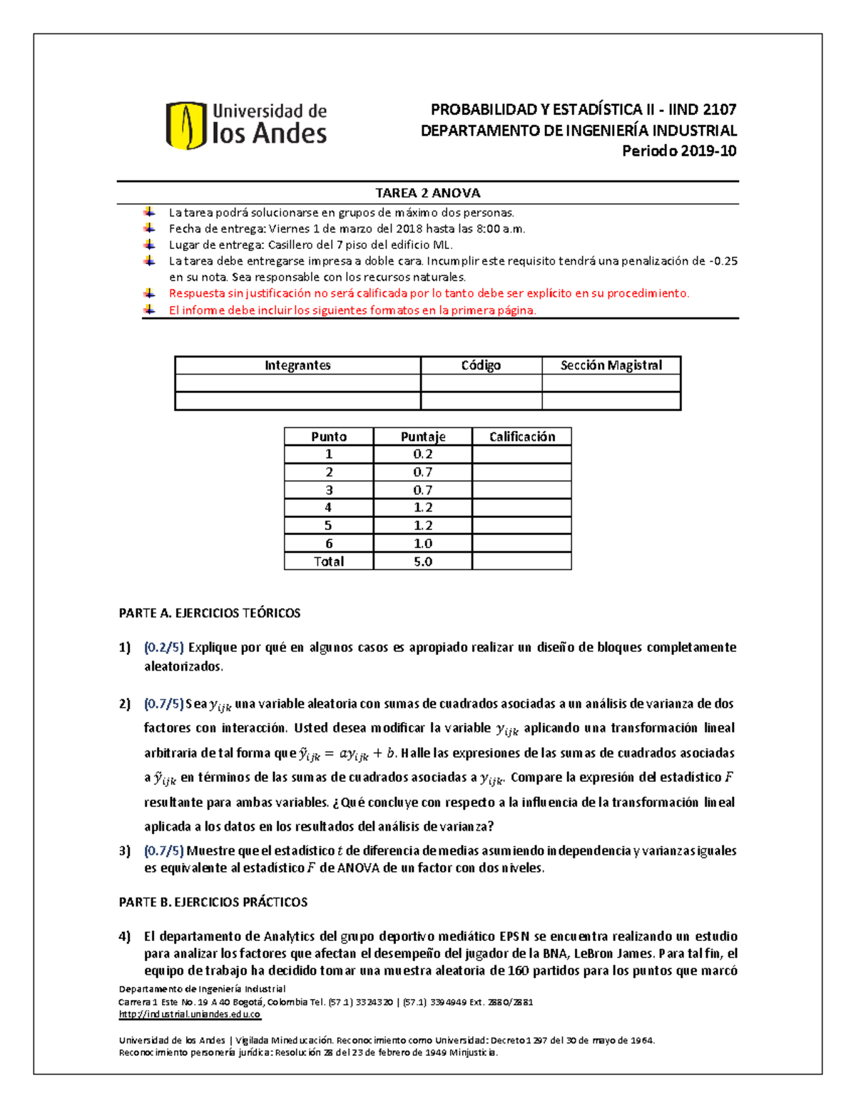 Tarea 2 2019-10 - Taller 2 enunciado - Warning: TT: undefined function: 32 Warning: TT ...