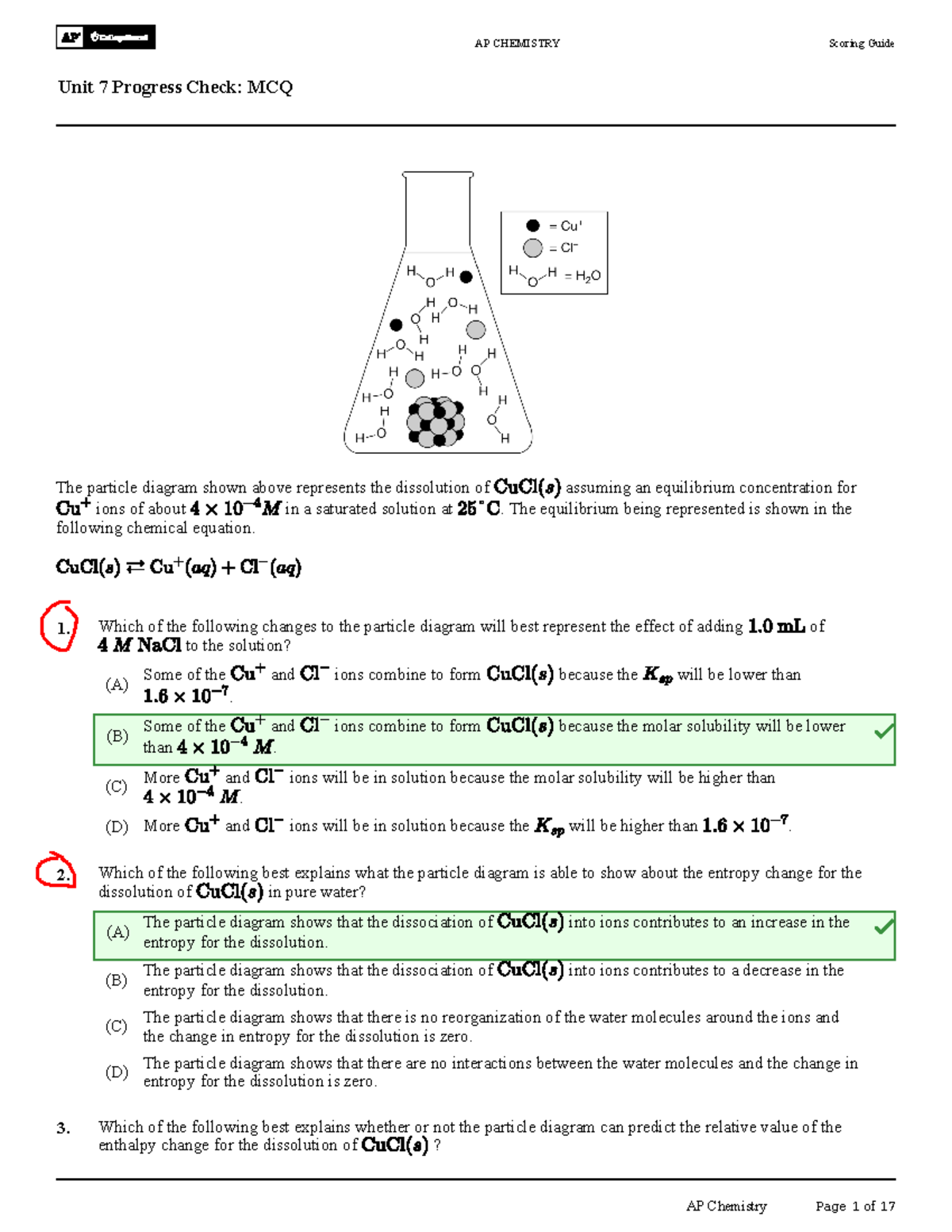Kami Export - SG Unit7Progress Check MCQ TE - The particle diagram ...