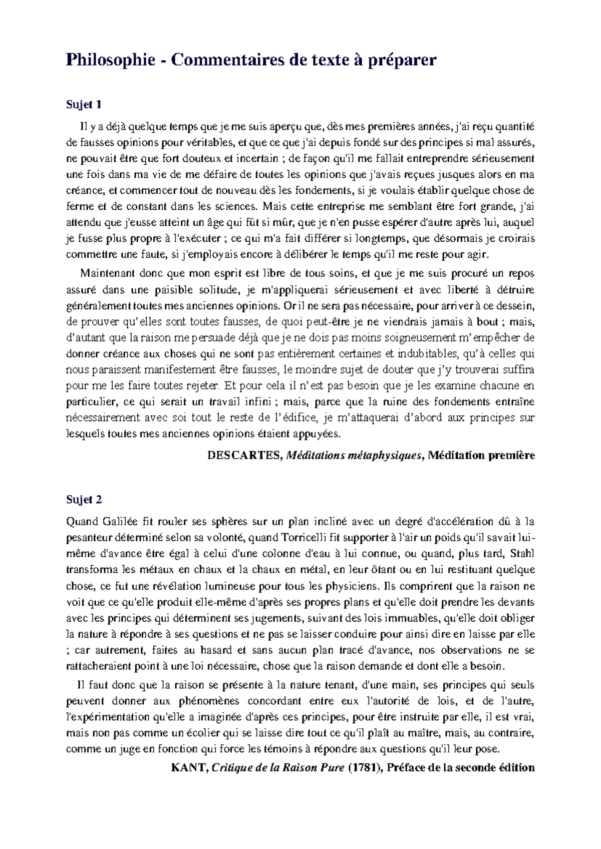 2024 - Commentaire de texte en classe - Philosophie - Commentaires de ...