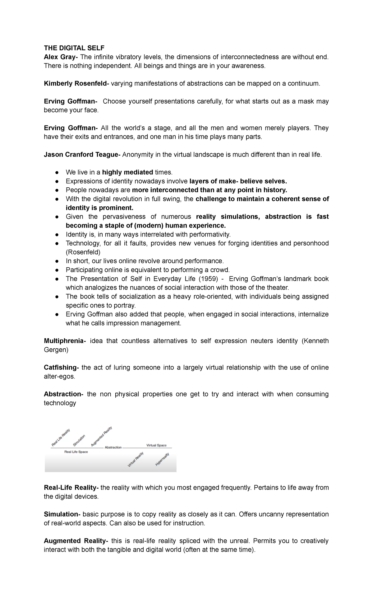 UTS - the digital self - THE DIGITAL SELF Alex Gray- The infinite ...