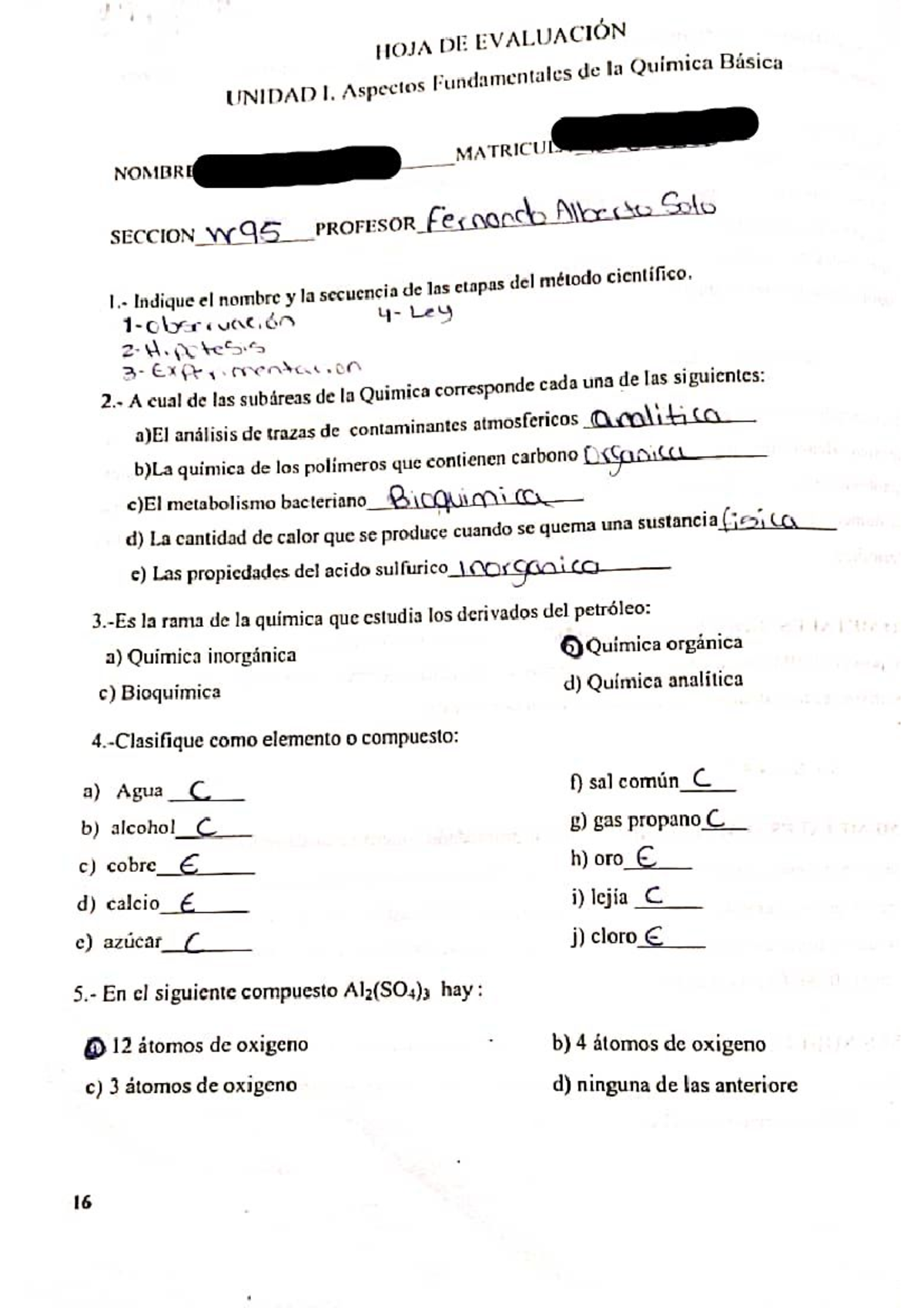 Unidad 1 Quimica Uasd Química Básica Studocu