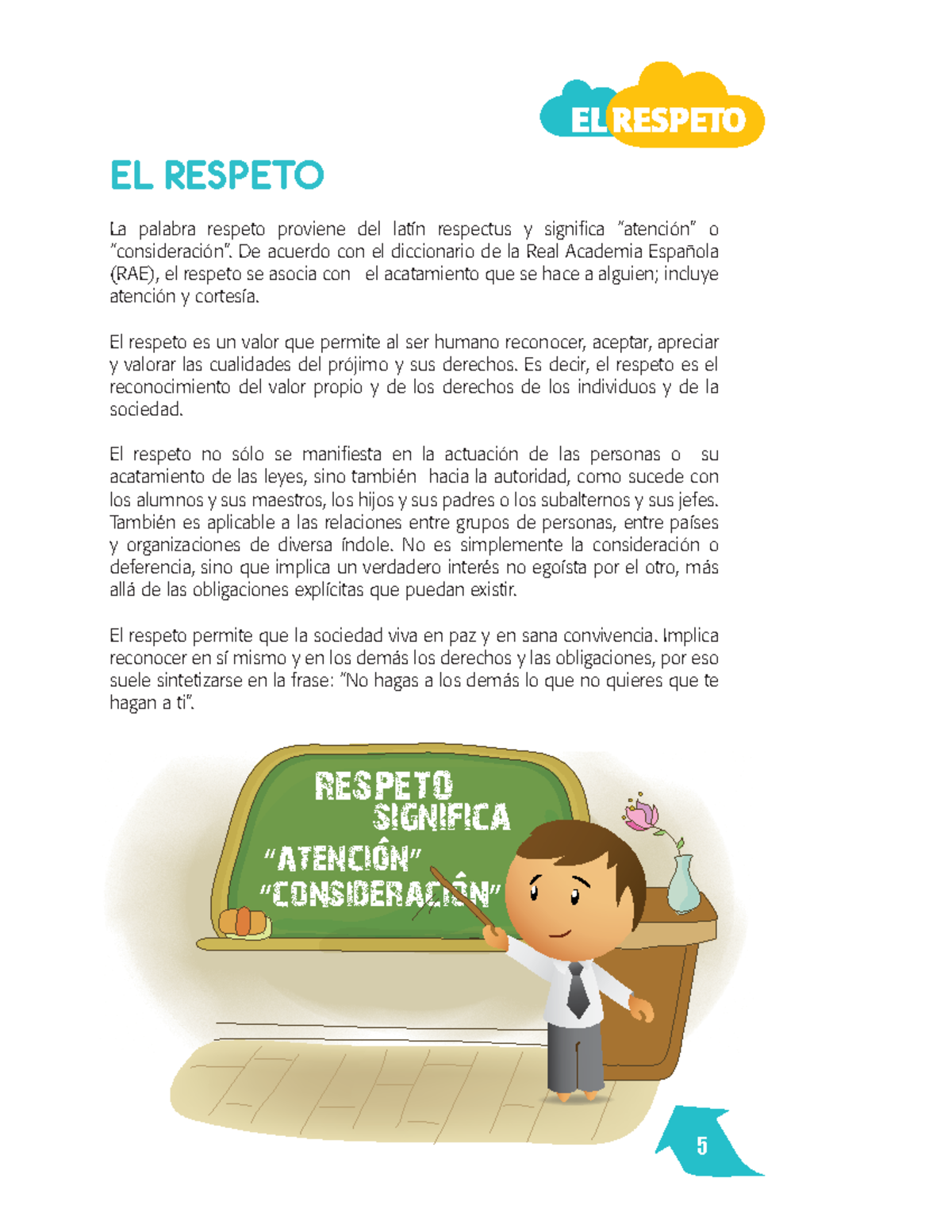 Respeto Sebastian - Ok vale así es - 5 “atencion” RESPETO significa ...